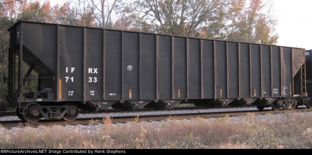 IFRX Woodchip Hoppers at Cusseta, AL on CSX AWP-WofA Subdivison